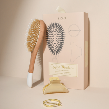 Coffret cadeau Madame - Brosse démêlage et brillance | Bachca